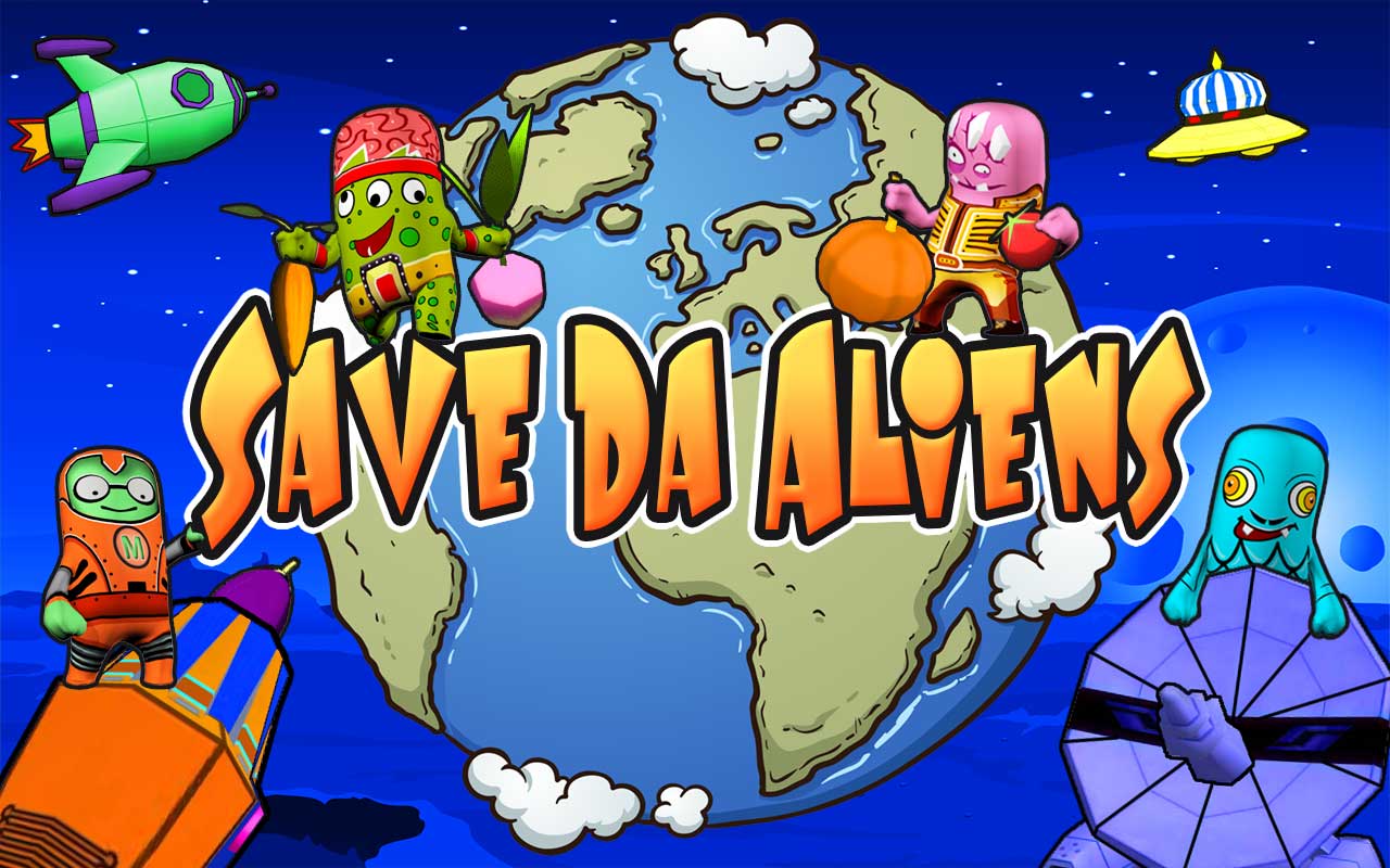 Save Da Aliens - Game Art - Planet Earthlings